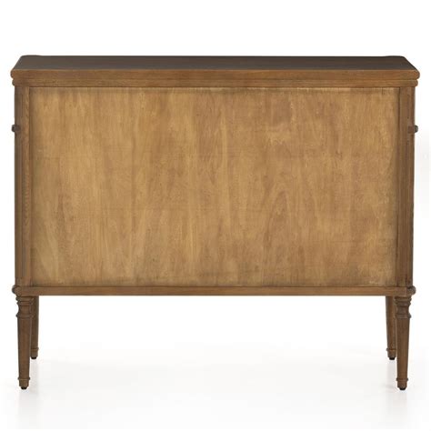 Tacorey Updated Traditional Brown Solid Oak Wood Bachelor Chest Kathy