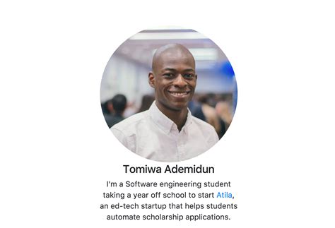 Tomiwa Ademidun 👨🏿‍💻 Software Engineer Founder Atilaca I Try To Create And Do Useful Things