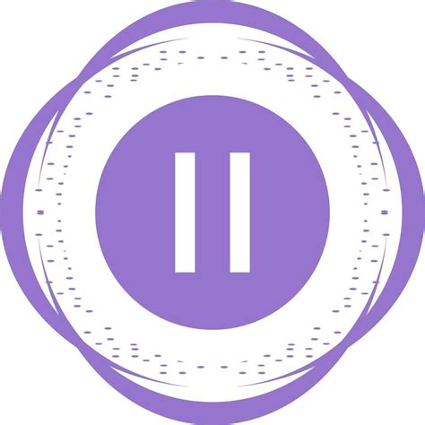 Pause Vector Icon 27115342 Vector Art At Vecteezy