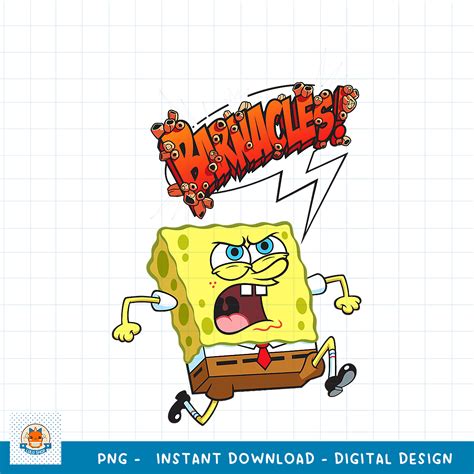 Spongebob Squarepants Barnacles Explanation Png Digital Dow Inspire Uplift