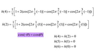 Fir Filter Design Using Frequency Sampling Method PPTX