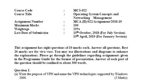 mcs 022 solved assignment 2018 19 ignou mca