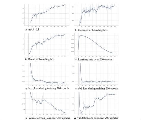 Training Log For The Insect Detector With Yolov7 Over 200 Epochs A