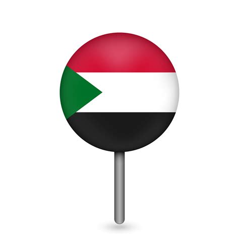 Map Pointer With Contry Sudan Sudan Flag Vector Illustration 27380517 Vector Art At Vecteezy