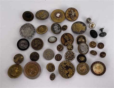 Rare Victorian Antique Button Collection