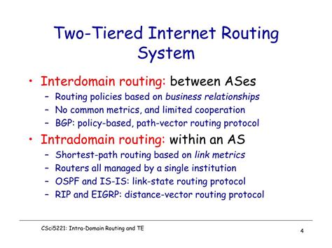 Ppt Intra Domain Routing And Traffic Engineering Powerpoint