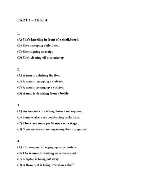 Part 1 Test 4 Pdf