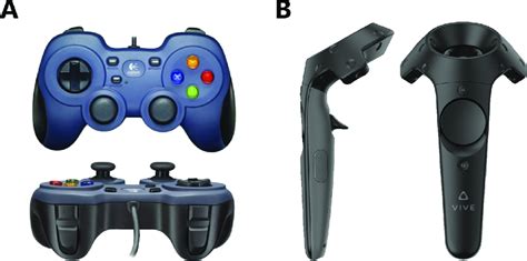 The Controllers Used To Make Responses In Each Condition A Image Of Download Scientific