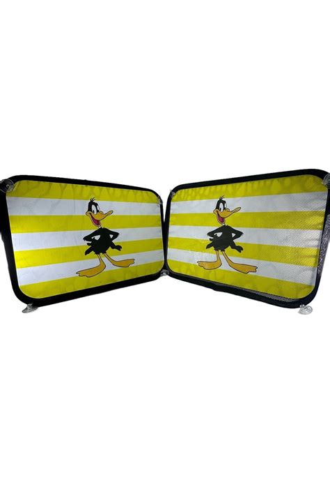 Tky Baskılı Yan Cam Perde Aksesuar Daffy Duck TÜm Otolara Uygundur