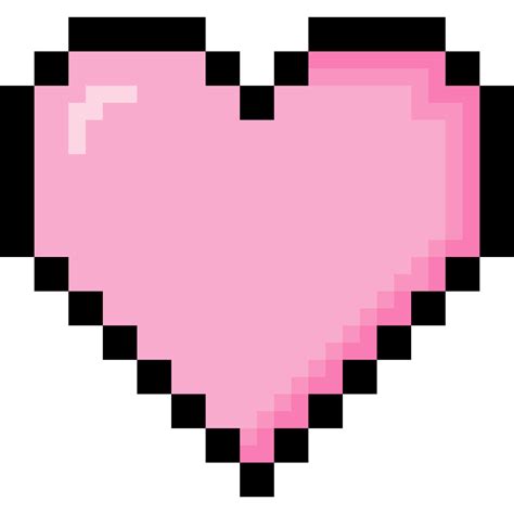 Pixel Heart Love Valentine Romance Romantic Wedding Game Interface Icon Symbol Cursor Arrow Sign