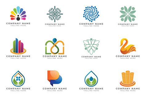 Conjunto De Logotipos Colección De Ideas De Marca Moderna Y Creativa