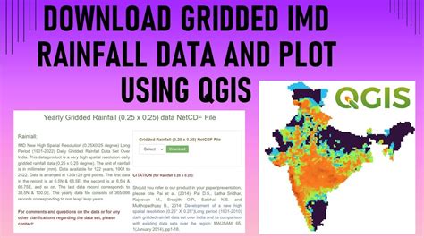 Download Gridded Rainfall Data Netcdf From Imd And Plotting Using