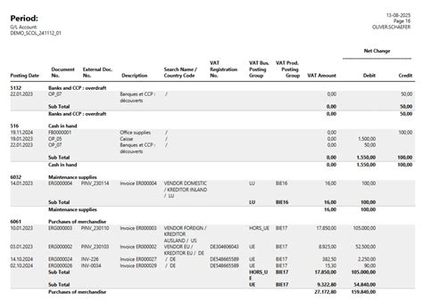 Vat Control List Analysis App For Business Central Orgavision App Seite