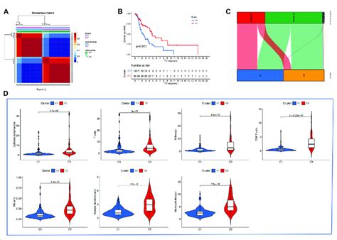 a consensus map of the nmf clustering data of tcga hnscc cohort rank