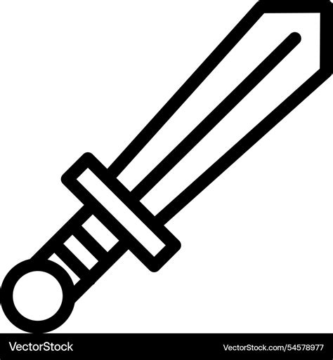 Sword Icon Royalty Free Vector Image Vectorstock Sword Icon Royalty Free Vector Image Vectorstock