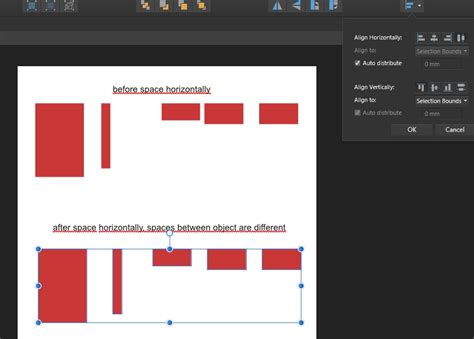 Align Space Horizontally ARCHIVE Designer Beta On Windows Affinity Forum