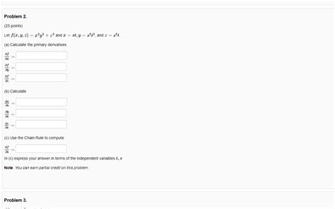 Solved Problem 2 25 points Let f x y z z²y2 x3 and Chegg com