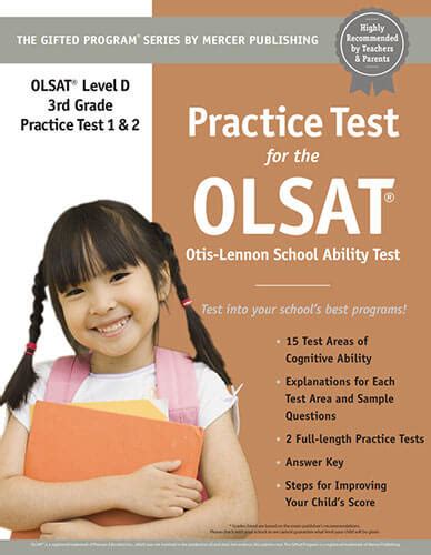 Olsat Full Length Practice Test For Grade 3