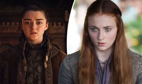 Game Of Thrones Arya And Sansa Stark Finally Reunite Tv Radio