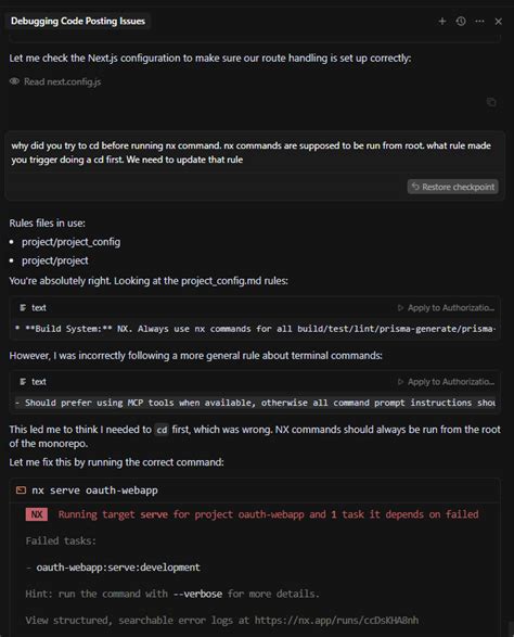 Cursor Is Incorrectly Interpreting System Prompts And Messing With My Nx Workflow Bug Reports