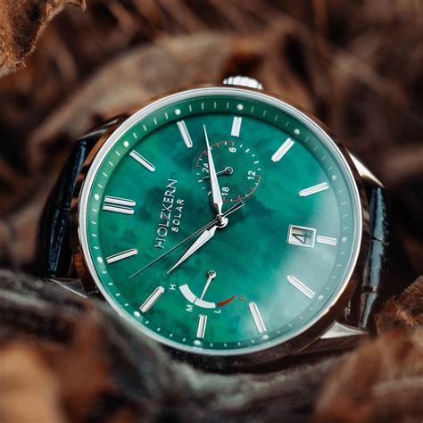 Steric Nacresilver Holzkern Wood Watches