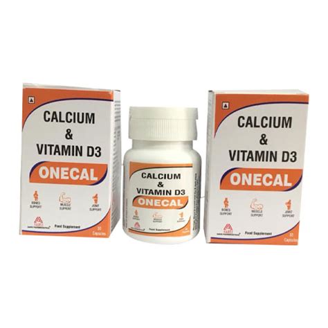Onecal Softgel Capsules Bottle Pack Aarvi Pharmaceutical