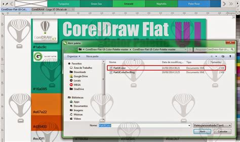 Coreldraw Flat Ui Color Palette Free Download Corel Na Veia