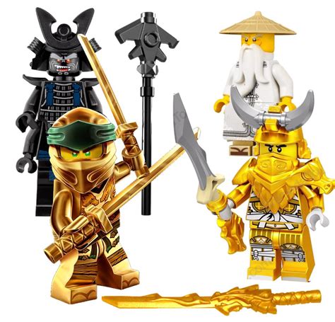 Lloyd Kai Wu Garmadon Minifigures Lego Compatible Ninjago Sets