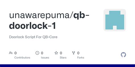 GitHub Unawarepuma Qb Doorlock Doorlock Script For QB Core