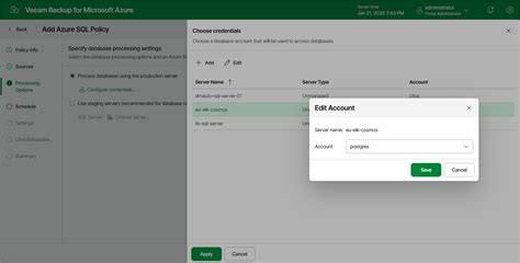 Step 4 Configure Processing Options Veeam Backup For Microsoft Azure Guide