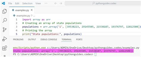 How To Print An Array In Python