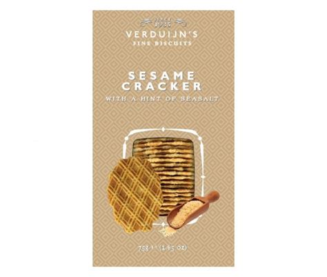 Crackers Sésamo Y Sal Verduijns 75gr Comprar Online