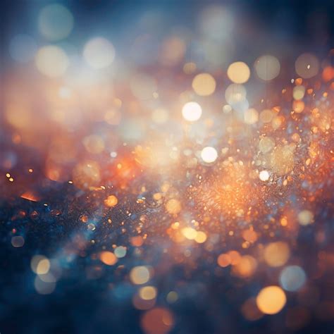 Premium Ai Image Particles Bokeh Background