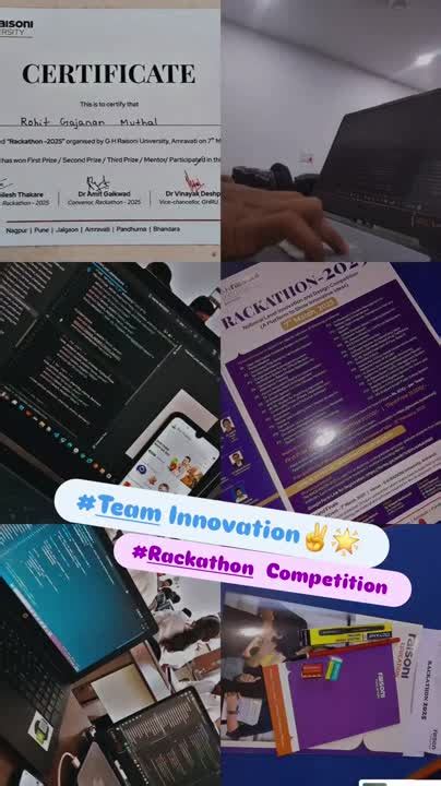 hackathon teaminnovation codinglife tech innovation… rohit muthal