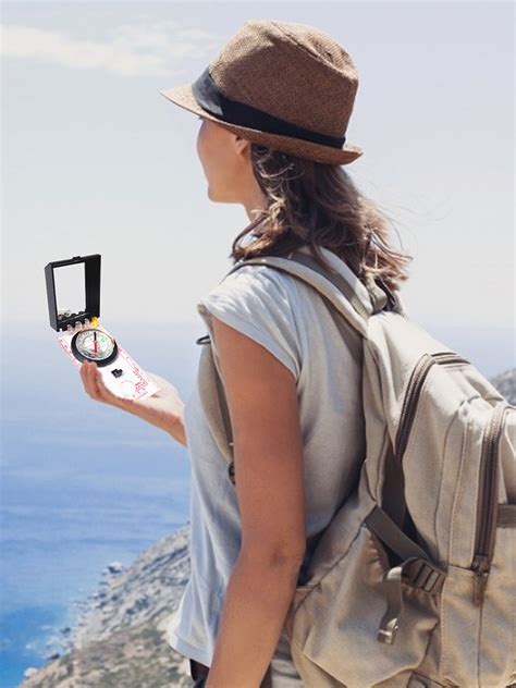 Compass Navigation Map Good Camping Orienteering C Vicedeal