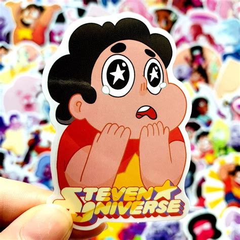 63 шт в упаковке новинка наклейка со львом Стивеном Вселенная S набор игрушка наклейка