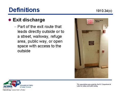 Exit Routes Emergency Action Plans And Fire Prevention