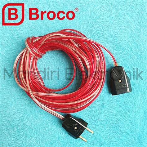 Jual Kabel Sambungan Listrik Broco Meter Kabel Transparan Kabel Sambungan Broco
