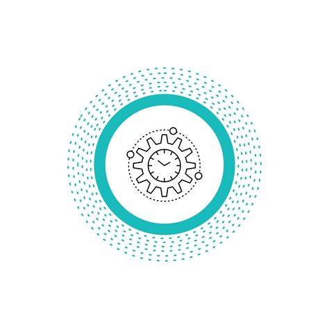 Efficiency Management Processing Productivity Project Line Icon