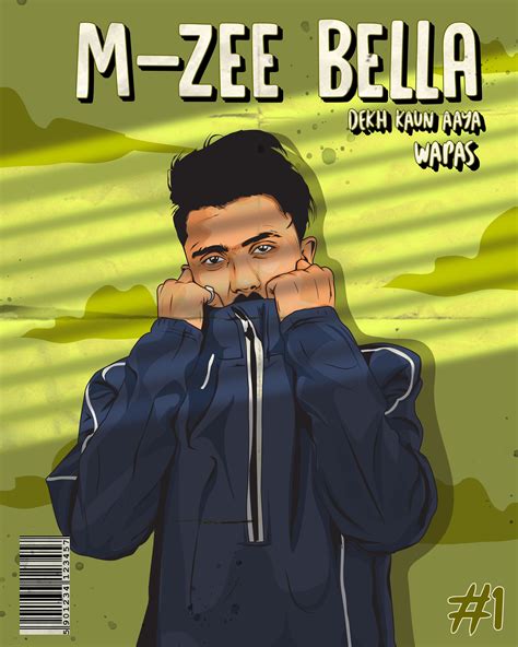 M Zee Bella Hip Hop Poster Rap Video Album Art Design
