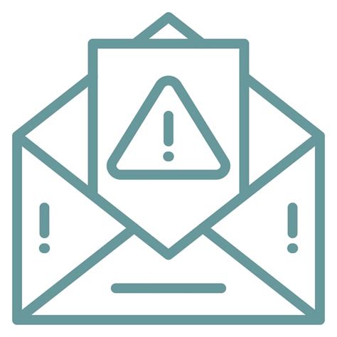 Premium Vector Spam Email Icon Style