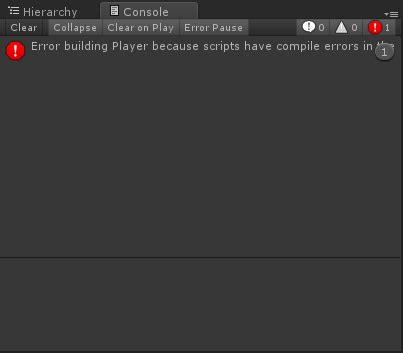 Can T Build As Scripts Have Compile Errors In The Editor 5 5 Unity