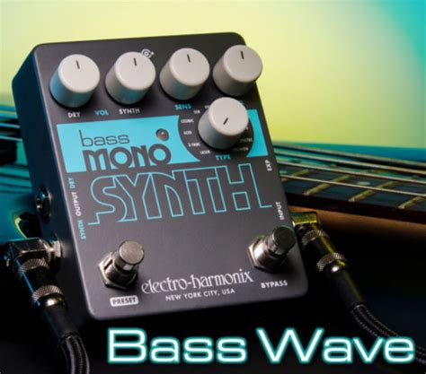Electro Harmonix Bass Mono Synth Bass Synthesizer Simulator