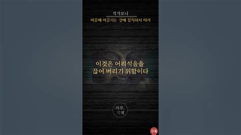 마음에 쉽게 휩쓸리는 분들에게드리는 석가모니의 조언 L 발타자르 그라시안 L 논어 L 도덕경 L 노자 L 공자 L 묵자 L 한비자 L 장자 L 동양철학 Youtube