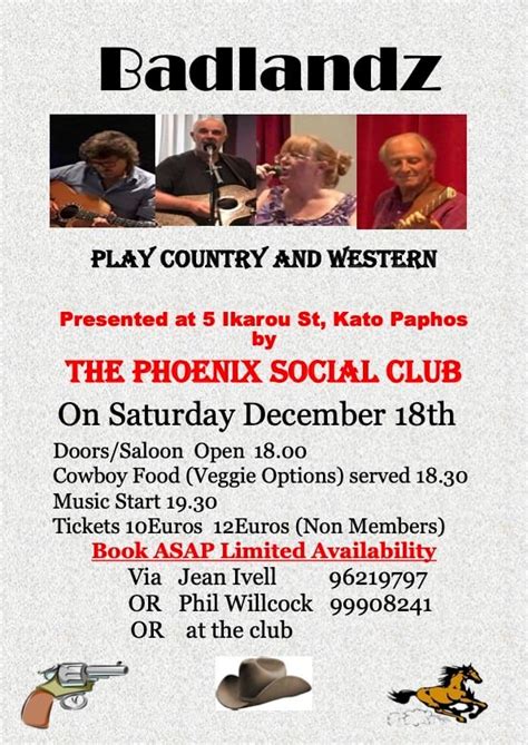 A Message From Phil Willcock Paphos Folk Club