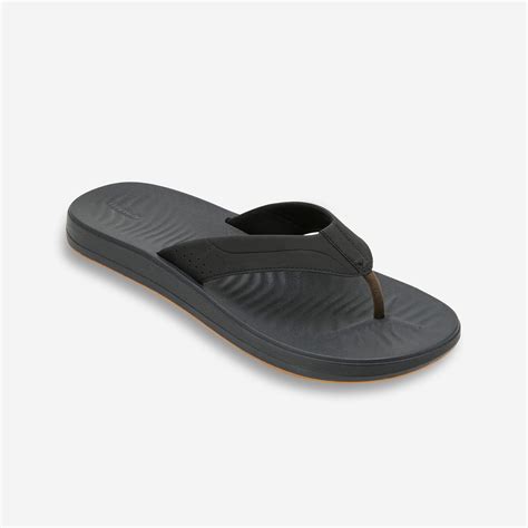 Black Mens Flip Flops Decathlon