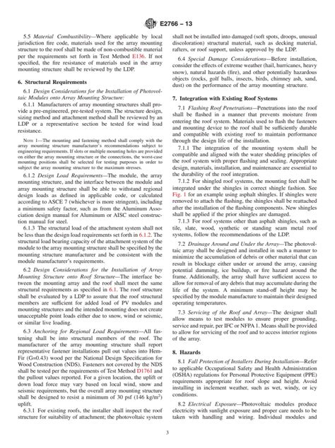 Astm E2766 13 Standard Practice For Installation Of Roof Mounted