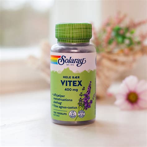 Kjøp Solaray Vitex Agnus Castus 400 Mg 100 Kapsler Mecindo