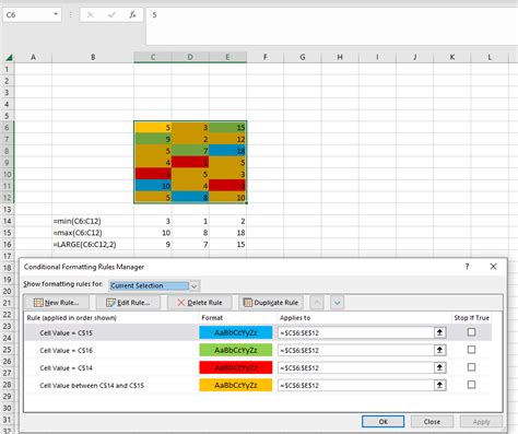 Apply The Same Formatting Rule To Each Column Independently In Excel