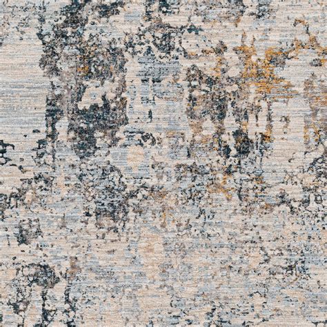 Surya Laila Laa 2305 Light Gray Navy Camel Wheat Rugs Surya